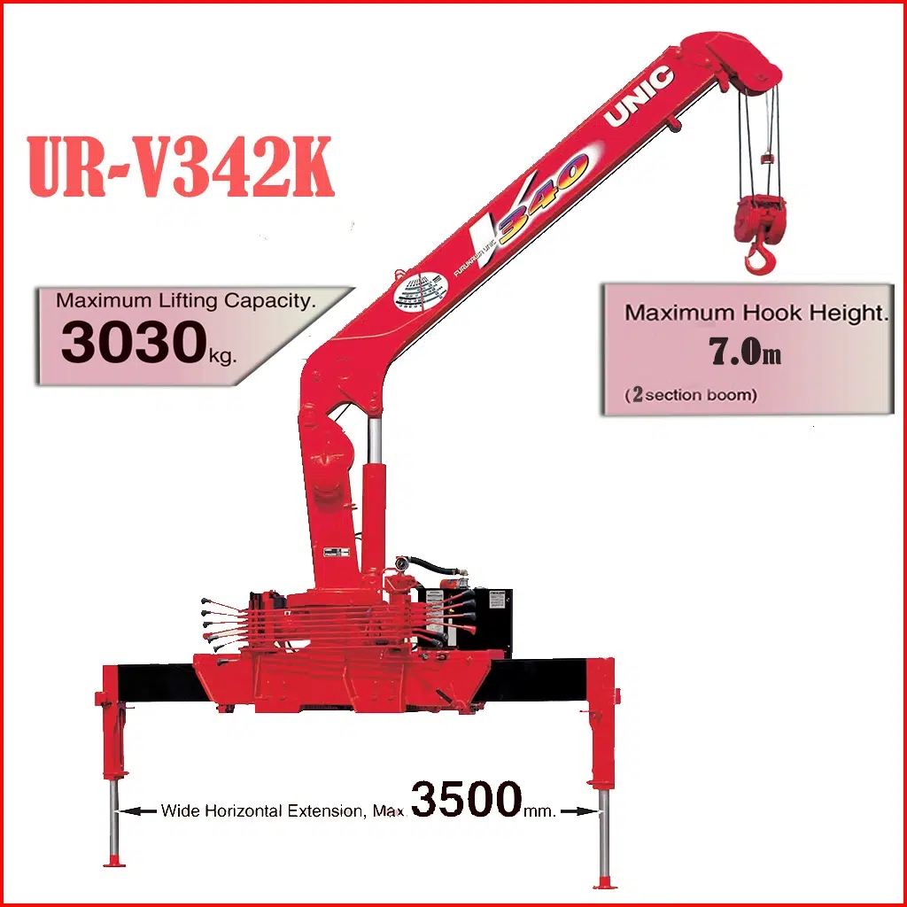 Cẩu UNIC 3 tấn Series UR-V340K - MINH HA AUTO